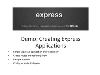 Express js | PPTX