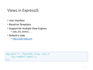 Express js | PPTX