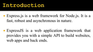 ExpressJS and REST API.pptx