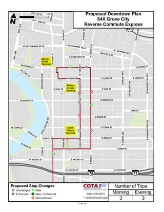 TSR Express Lines - Downtown Plan | PDF