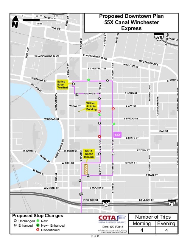 TSR Express Lines - Downtown Plan