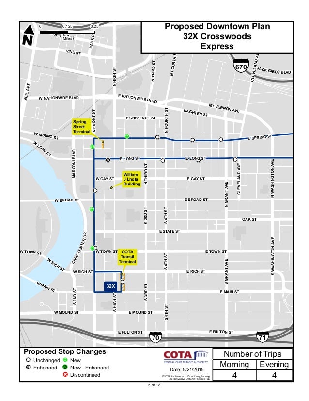 TSR Express Lines - Downtown Plan