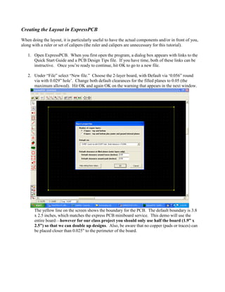 Express pcb tutorial | PDF