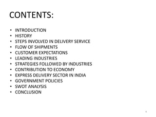 Express service industry | PDF