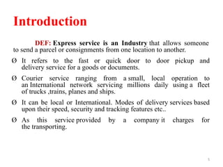 Express service industry | PDF