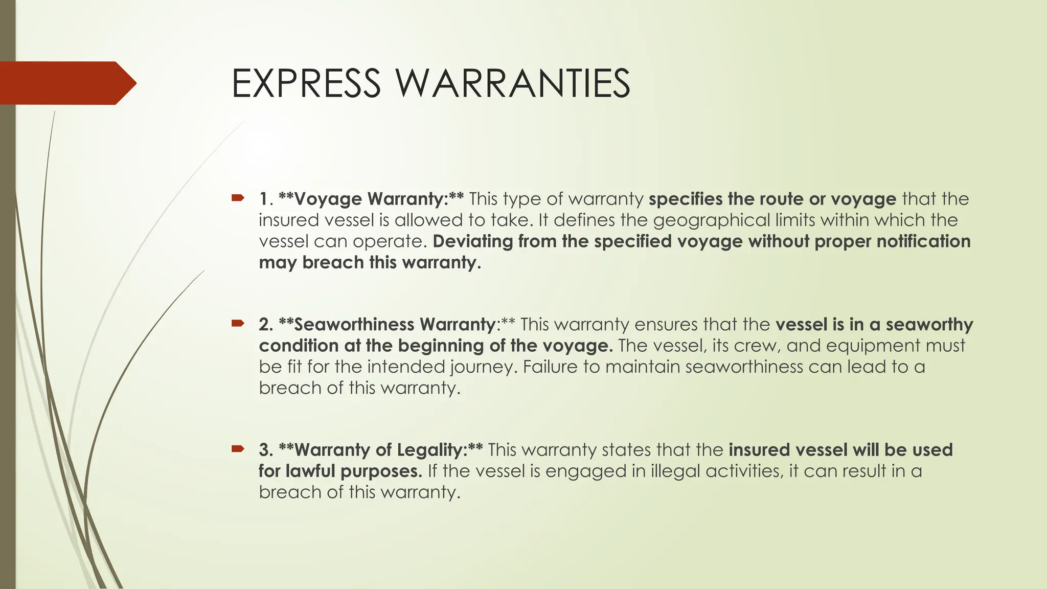 EXPRESS WARRANTIES UNDER MARINE INSURANCE.pptx