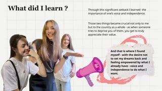 IE University - Express Yourself presentation | PPTX