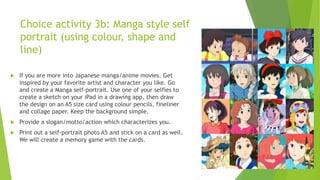 Express yourself portrait 2020 grade 6 | PPTX