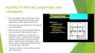 Express yourself portrait 2020 grade 6 | PPTX