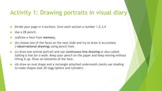 Express yourself portrait 2020 grade 6 | PPTX