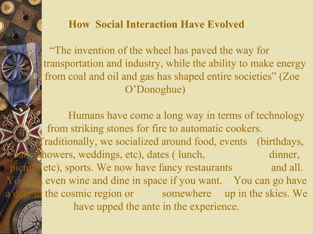 Technology & Social Interaction | PPT