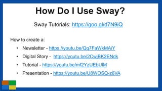Express Yourself With Sway | PPT