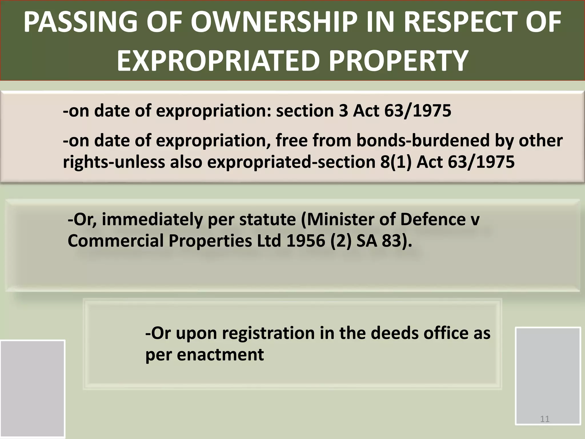 Expropriation transfers in south africa | PPTX