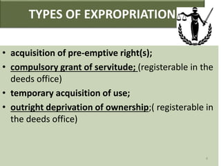 Expropriation transfers in south africa | PPTX