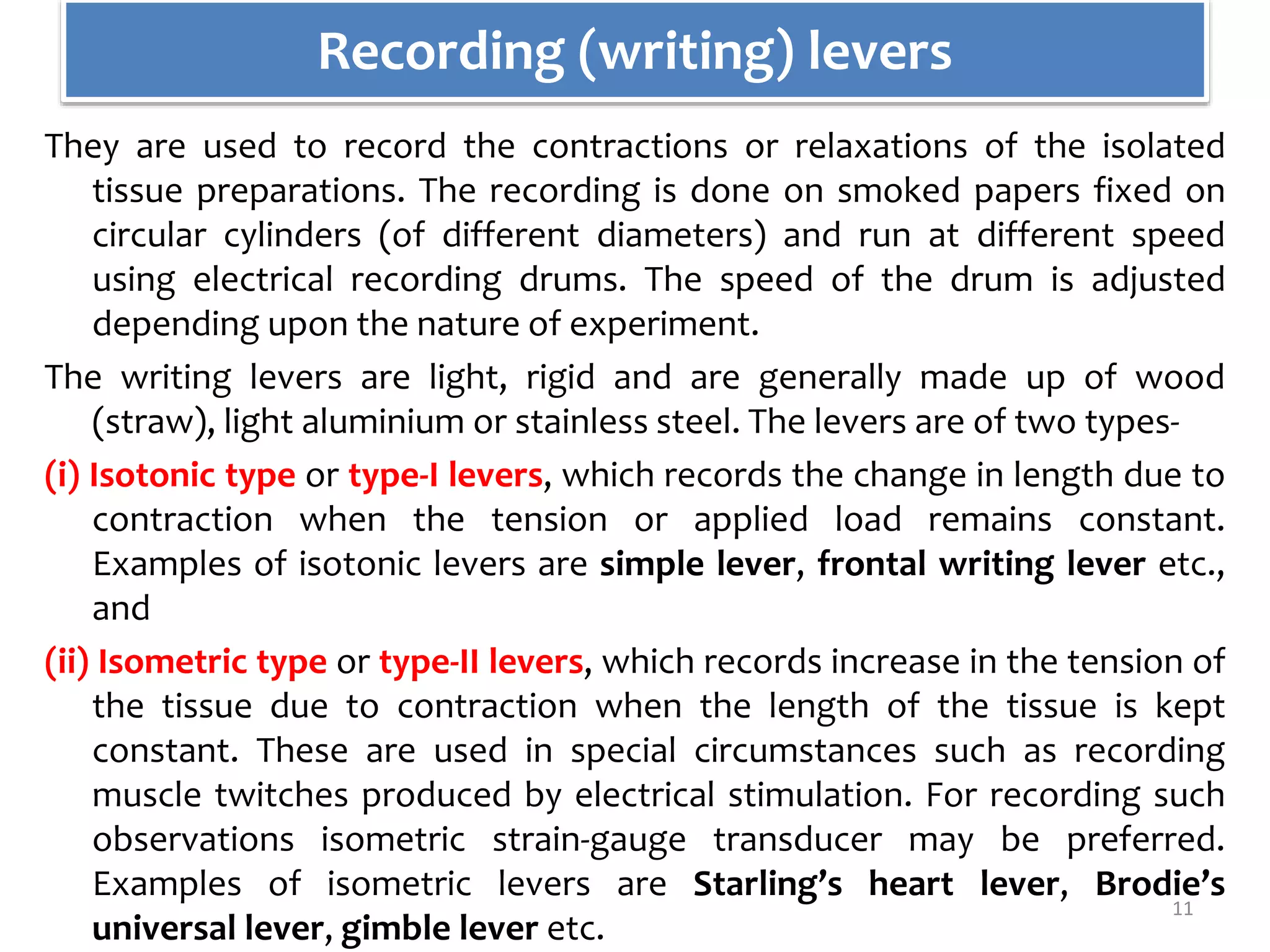 Expt. 1 Introduction to in vitro pharmacology and physiological salt ...