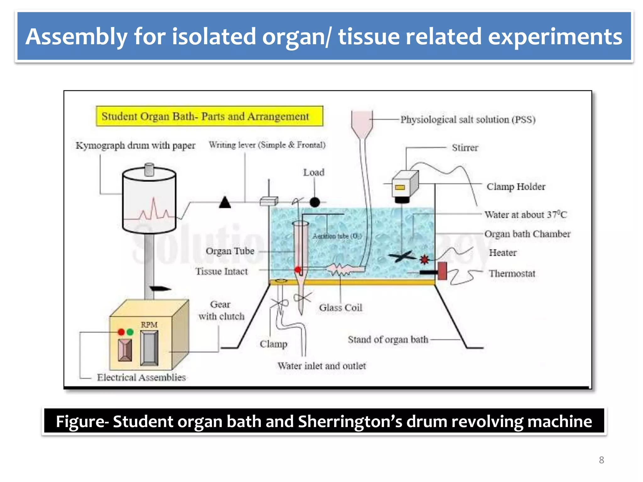 Expt. 1 Introduction to in vitro pharmacology and physiological salt solutions | PPTX
