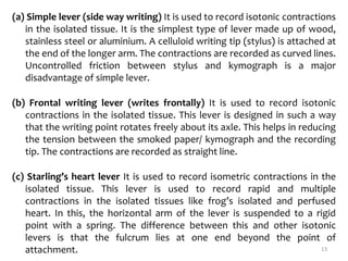 Expt. 1 Introduction to in vitro pharmacology and physiological salt ...