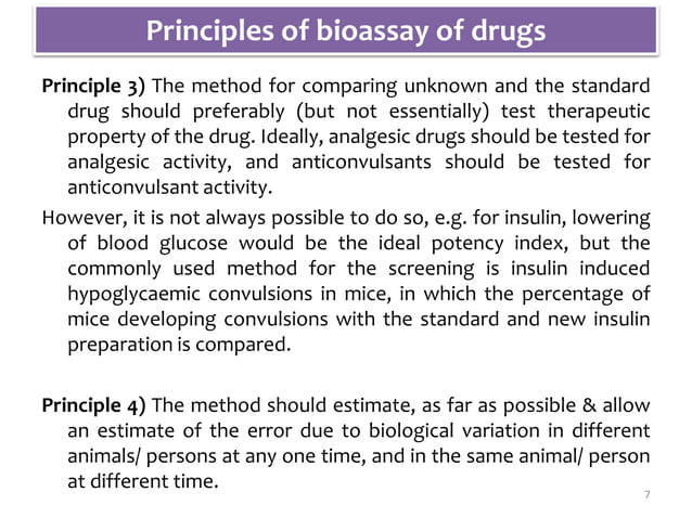 Expt. 3 Introduction to principles of bioassay, its types including ...