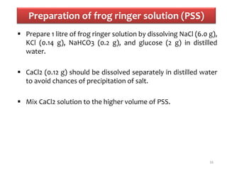 Expt. 4 DRC of acetylcholine using frog rectus abdominis muscle | PPTX