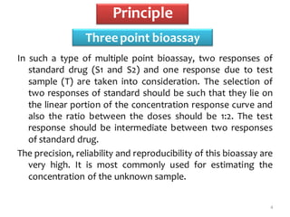 Expt. 1 Bioassay of serotonin using rat fundus strip by three point ...