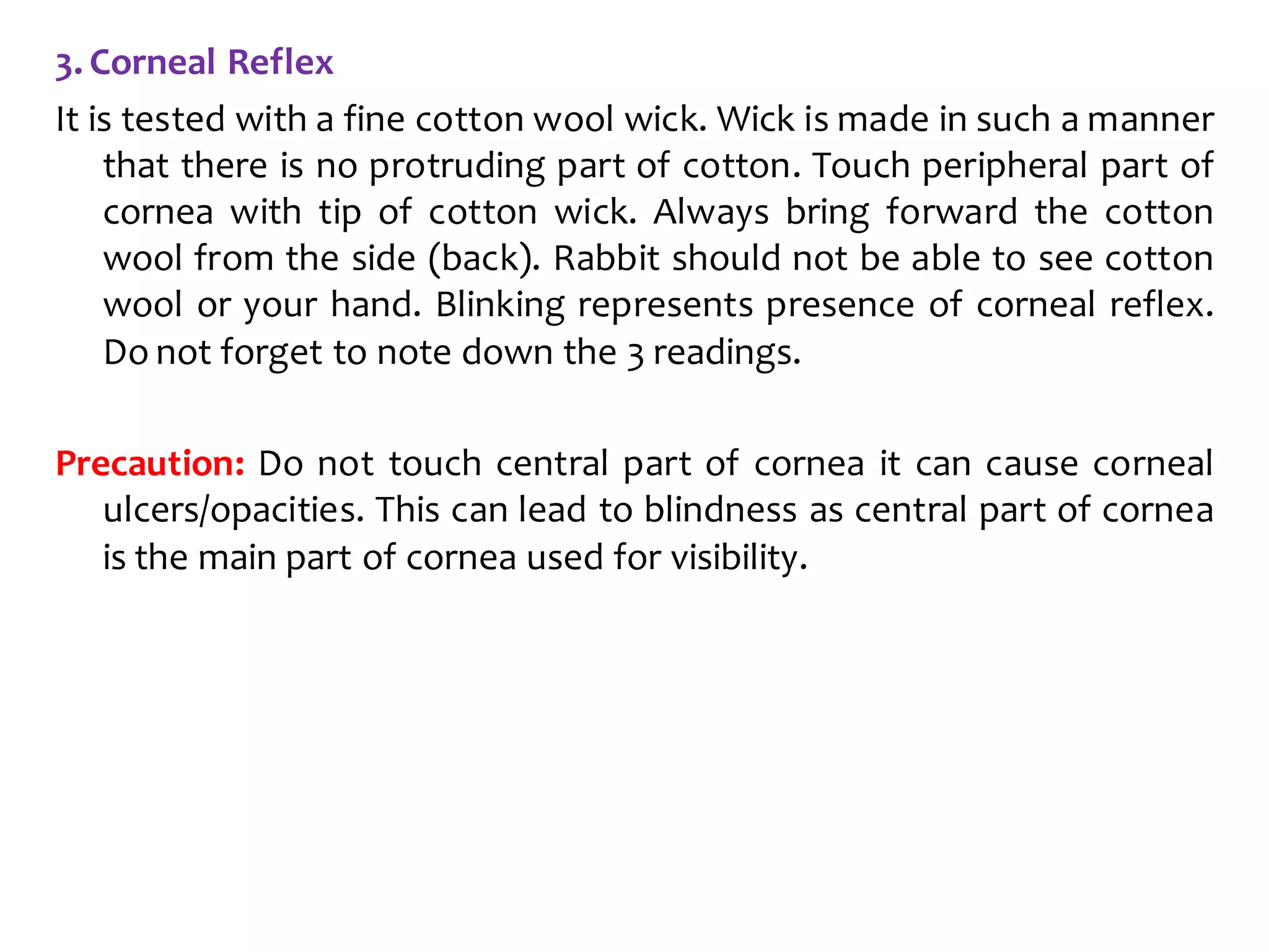 Expt. 3 Study of mydriatic and miotic effects on rabbit eye. | PDF