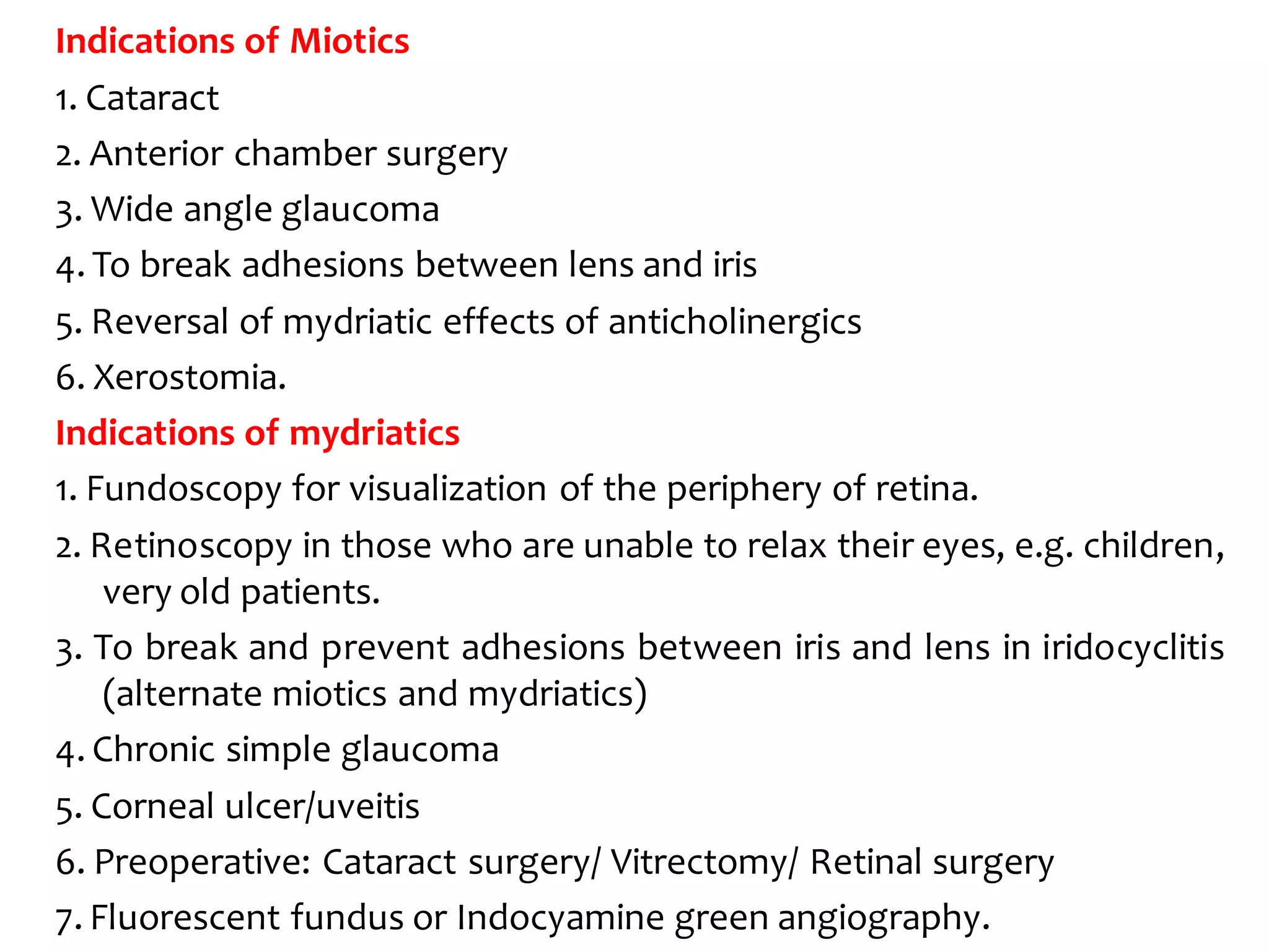 Expt. 3 Study of mydriatic and miotic effects on rabbit eye. | PDF