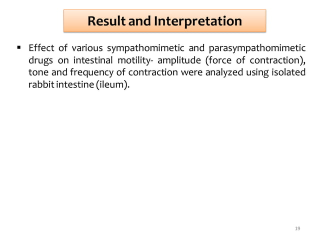 Expt. 6 Study of effect of drugs on gastrointestinal motility | PDF ...
