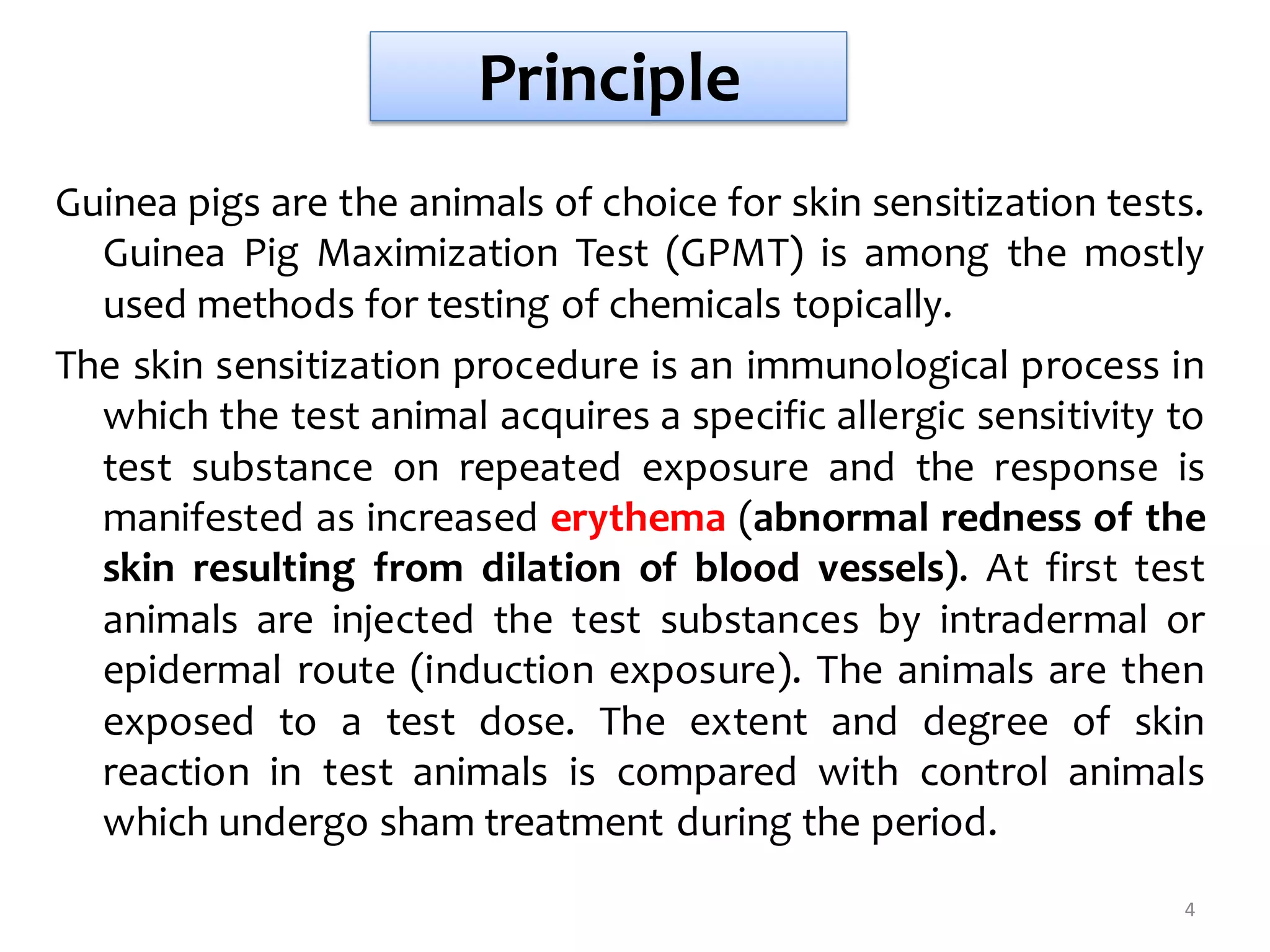Expt. 10 Determination of acute skin irritation corrosion of a test ...
