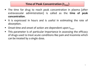 Expt. 13 Calculation of pharmacokinetic parameters from a given data | PDF