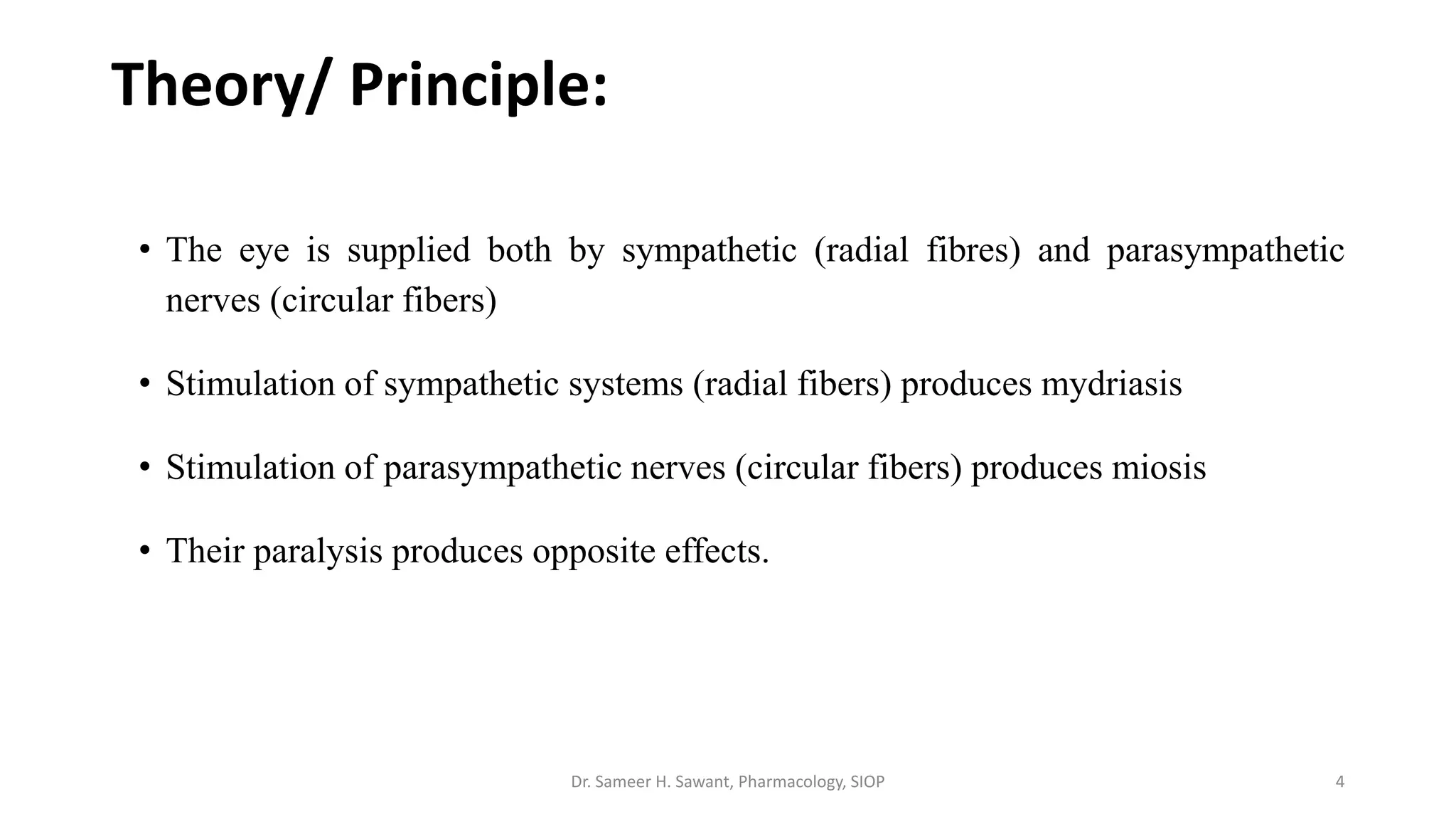 Study of Mydriatic and Miotic effect on rabbit eye | PPTX