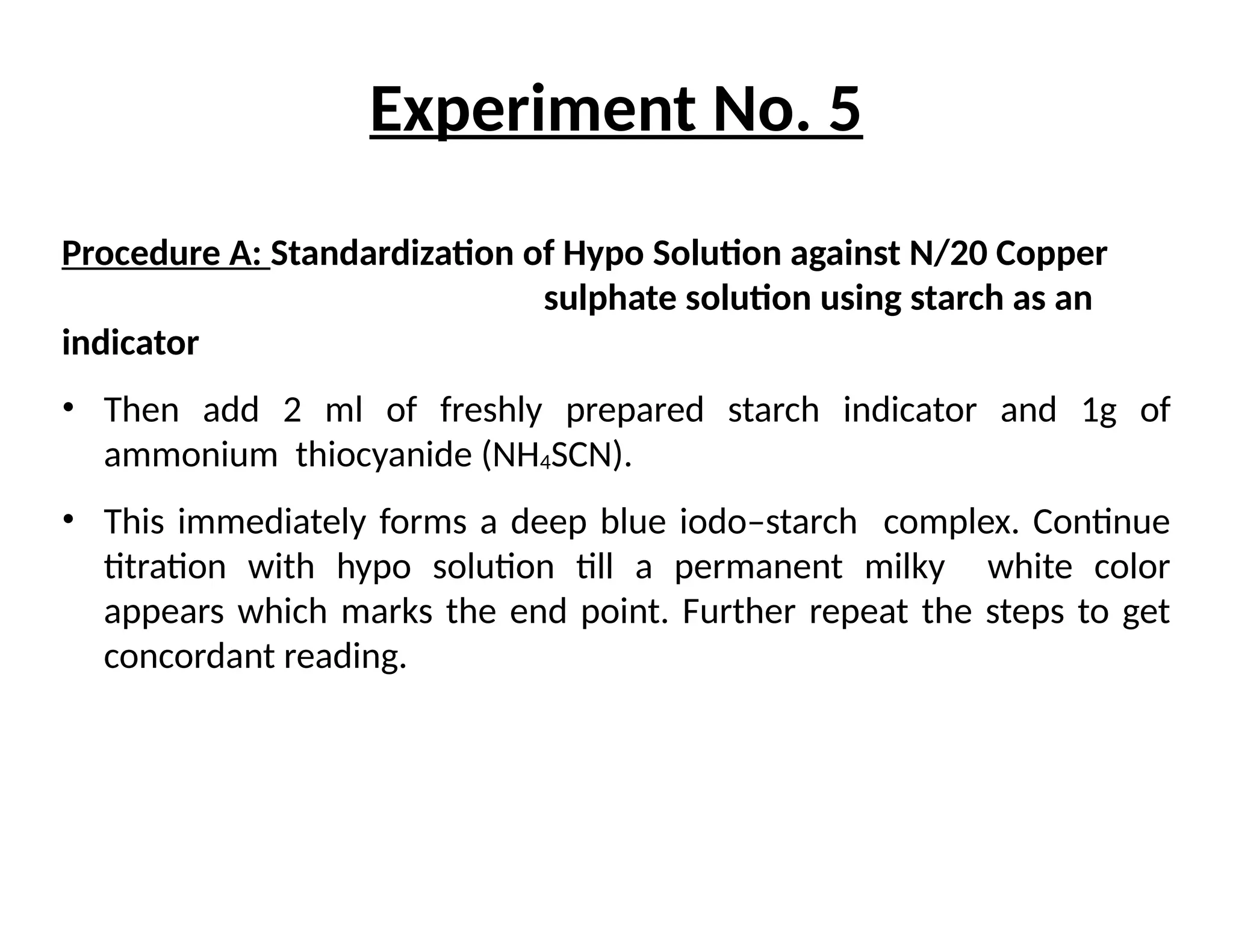 Expt - Copper Sulphate.pptx for engineering students | PPTX