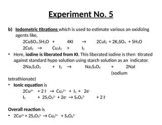 Expt - Copper Sulphate.pptx for engineering students | PPTX