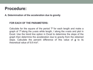 Simple Pendulum and Mass-Spring System in SHM | PPTX