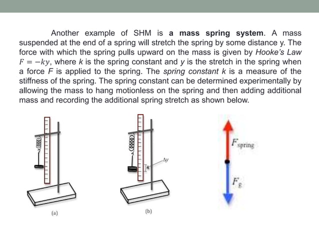 Simple Pendulum and Mass-Spring System in SHM | PPTX | Physics | Science
