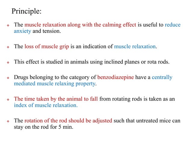Expt 10 Effects Of Skeletal Muscle Relaxants Using Rota rod Apparatus PPT expt-10-effects-of-skeletal-muscle-relaxants-using-rota-rod-apparatus-ppt