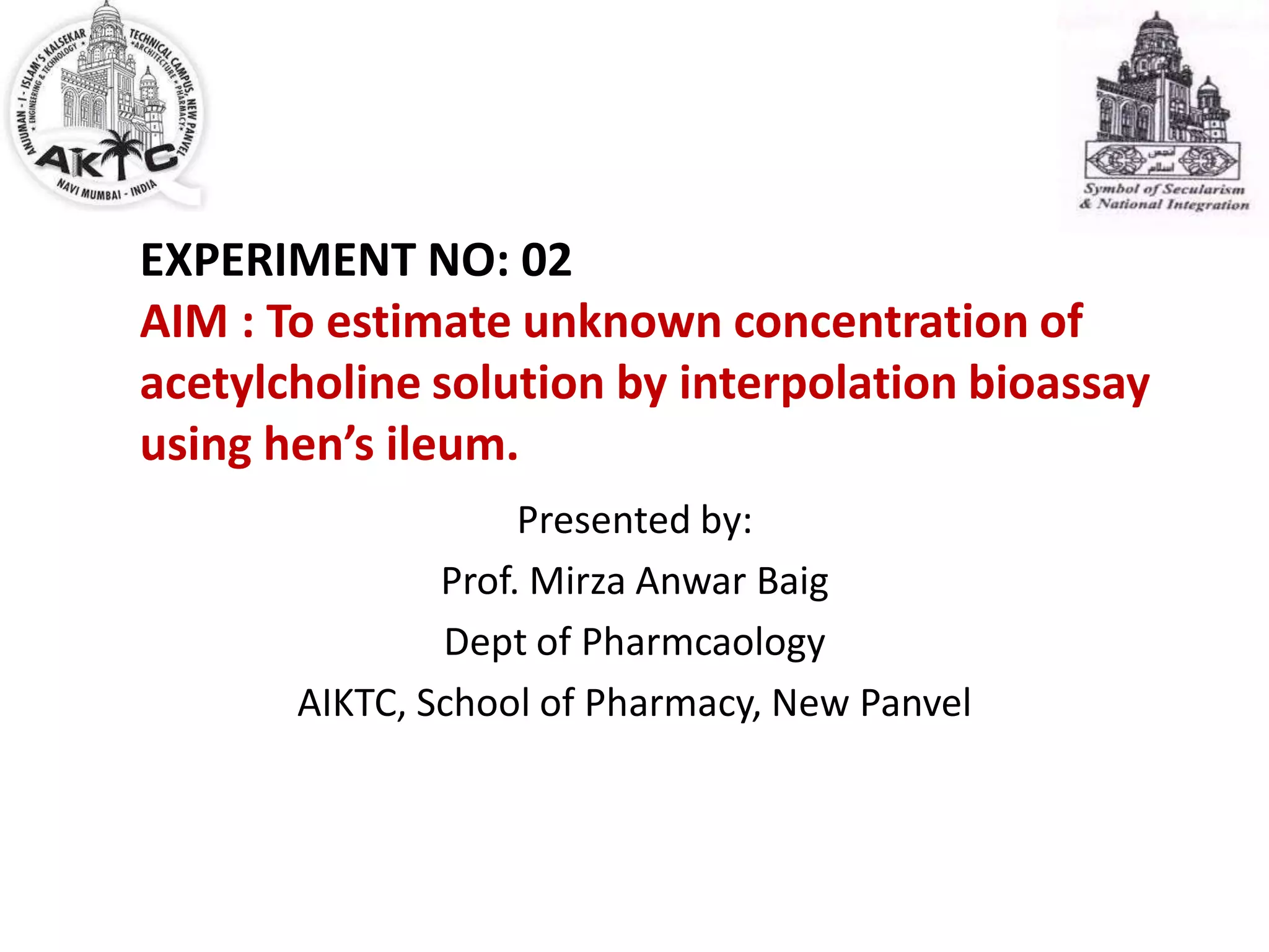 Expt 2 interpolation bioassay | PDF