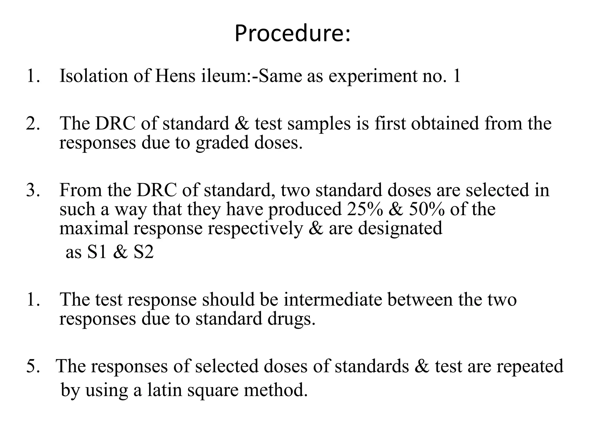 Expt 5 three point bioassay | PDF
