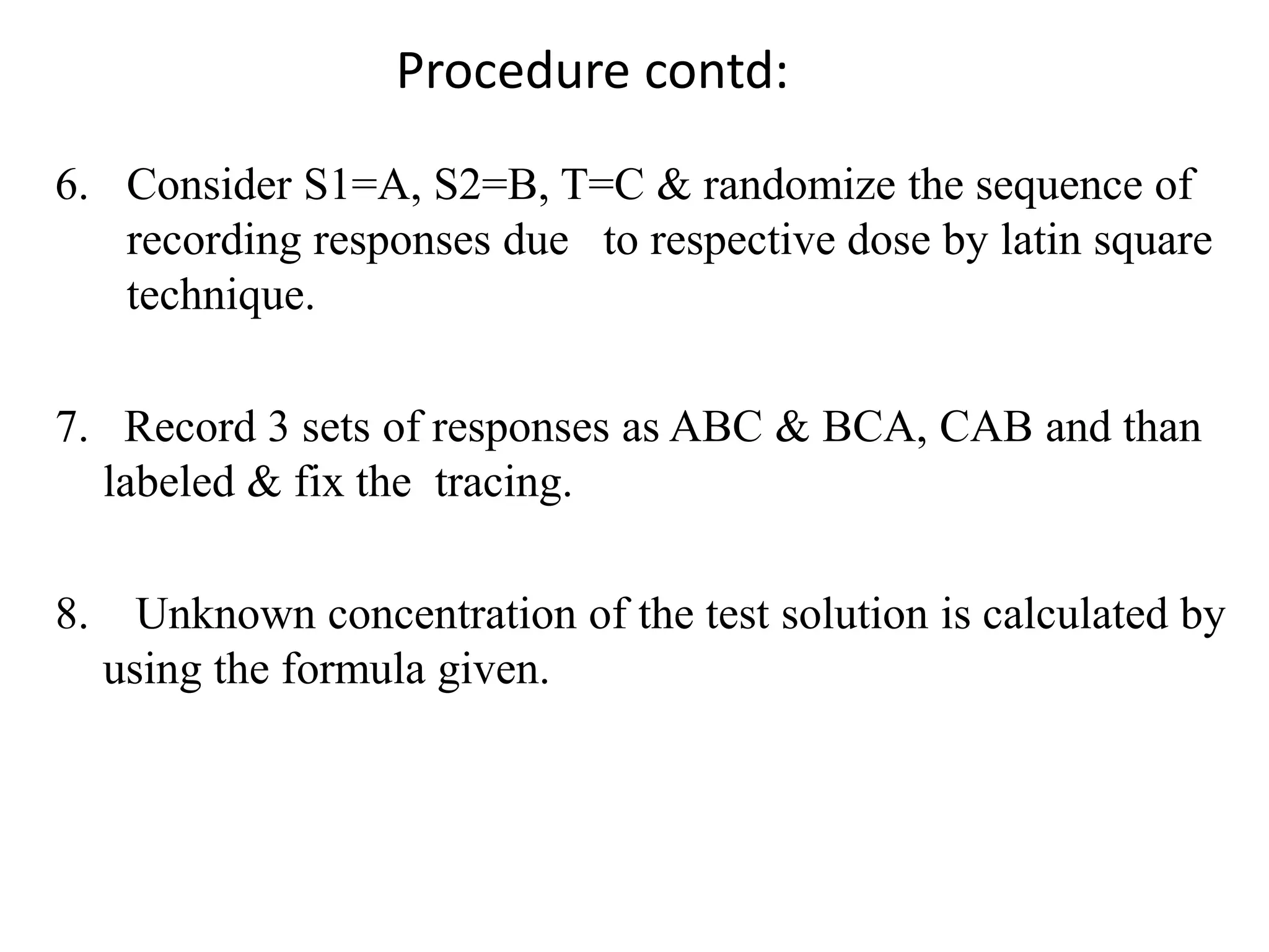 Expt 5 three point bioassay | PDF