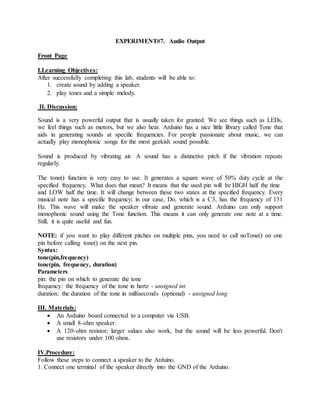 Lab Activity | DOCX | Digital Audio | Computer Software and Applications