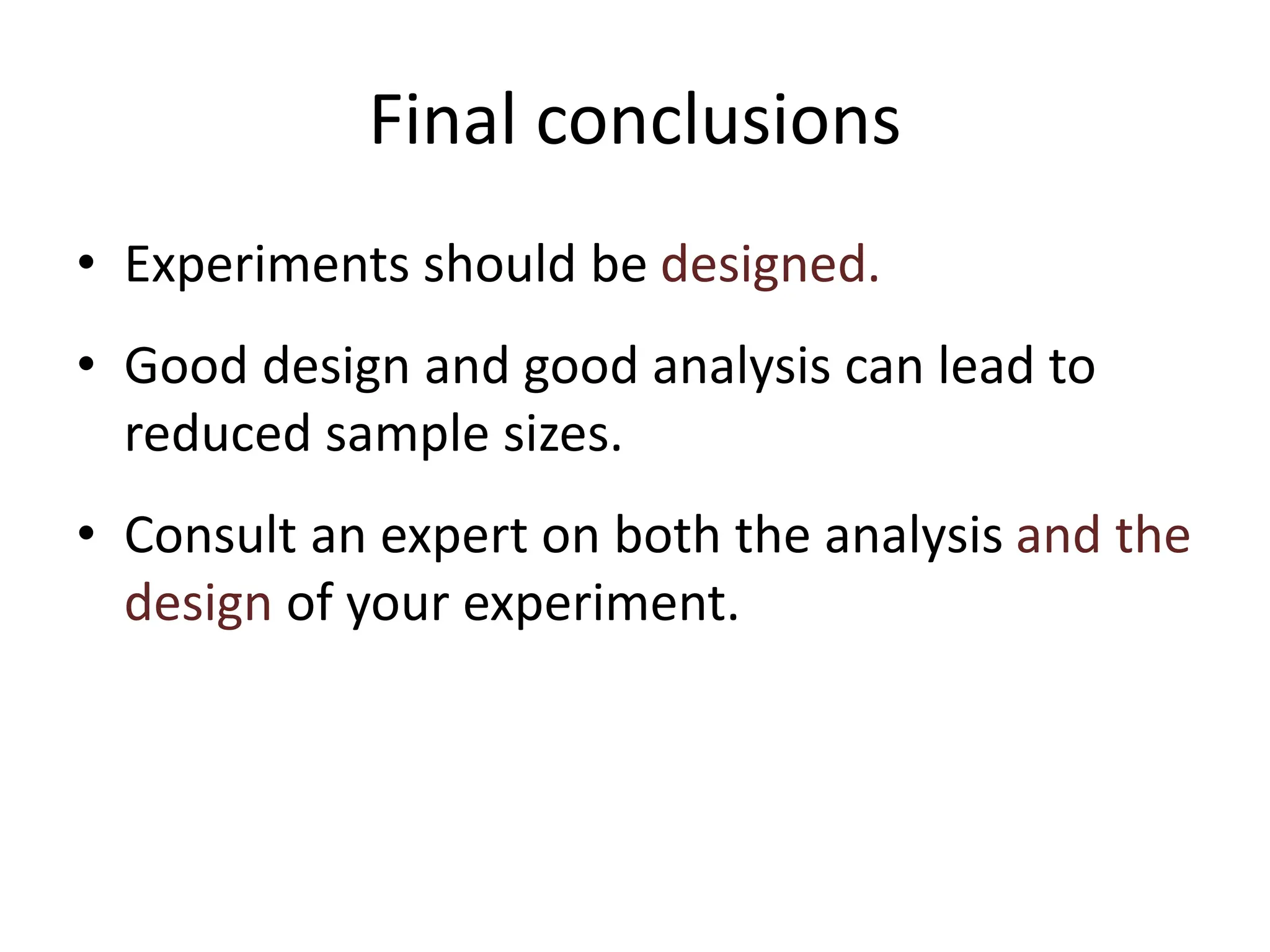 How to design an experiment successfully | PPT