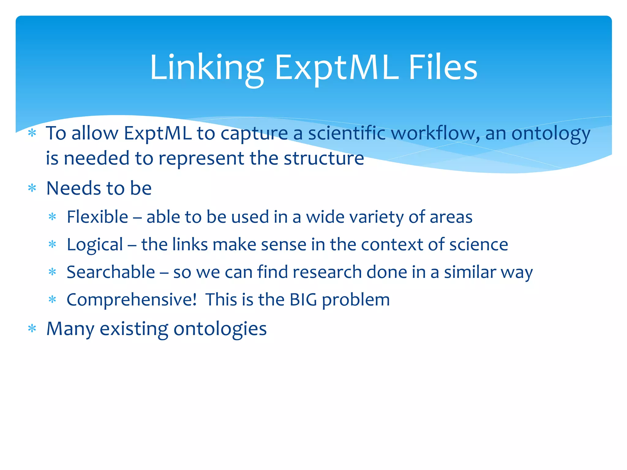 247th ACS Meeting: Experiment Markup Language (ExptML) | PPT