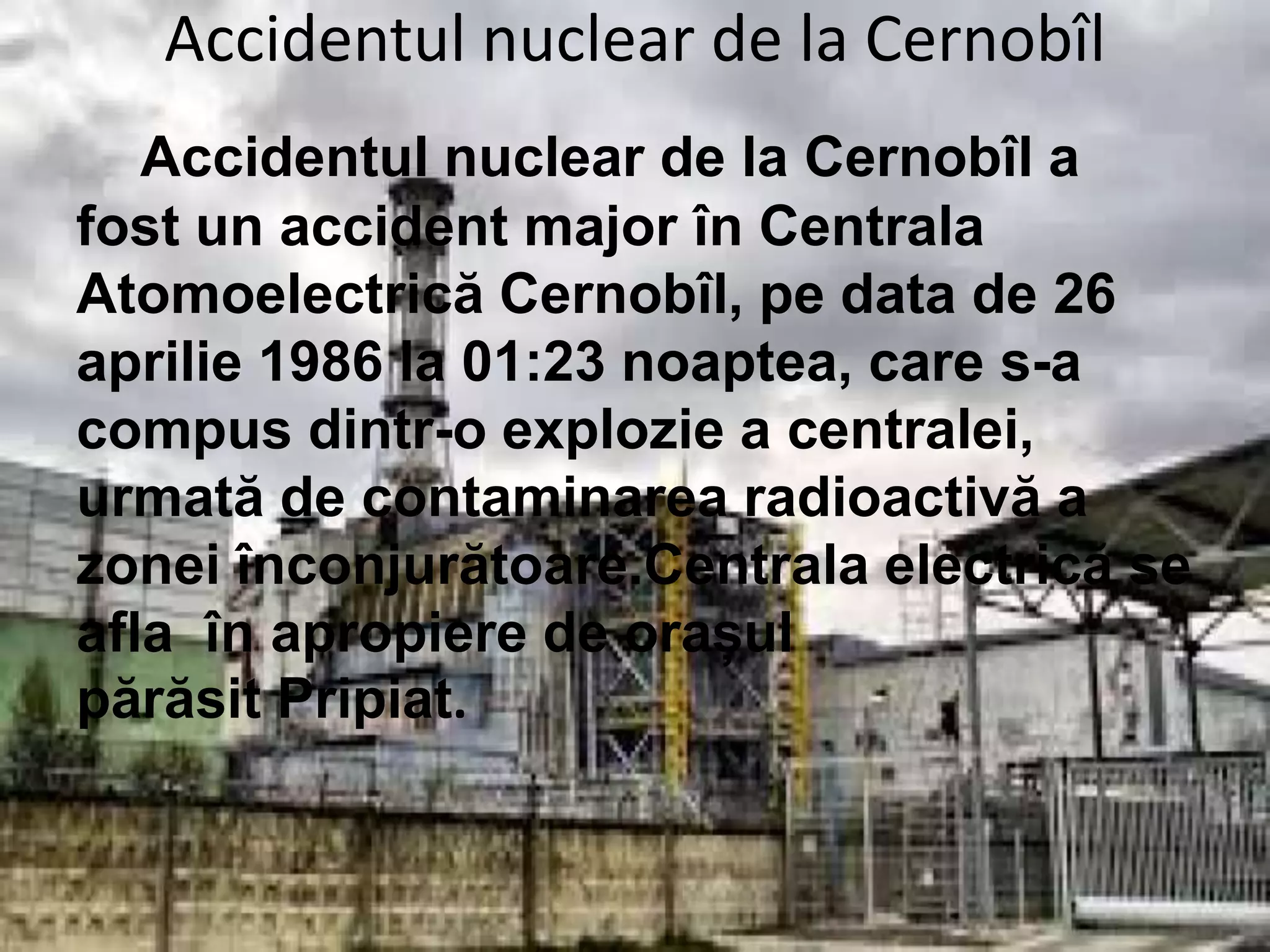 Expunerea la radiatii nucleare | PPT