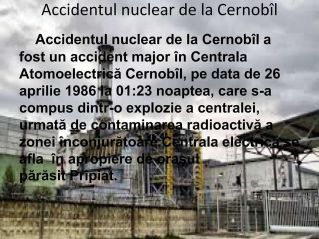 Expunerea la radiatii nucleare | PPTX
