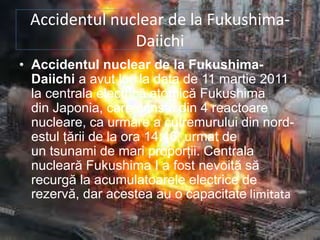 Expunerea la radiatii nucleare | PPTX