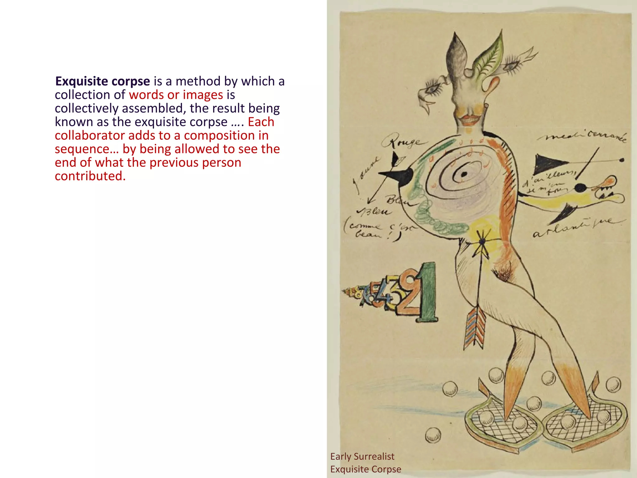 Assignment: The Exquisite Corpse | PPT