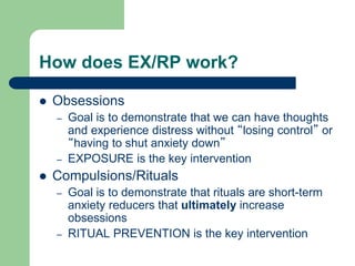 Exposure and Response Prevention presentation | PDF
