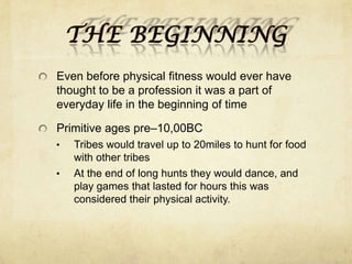 Evolution of physical fitness | PPT