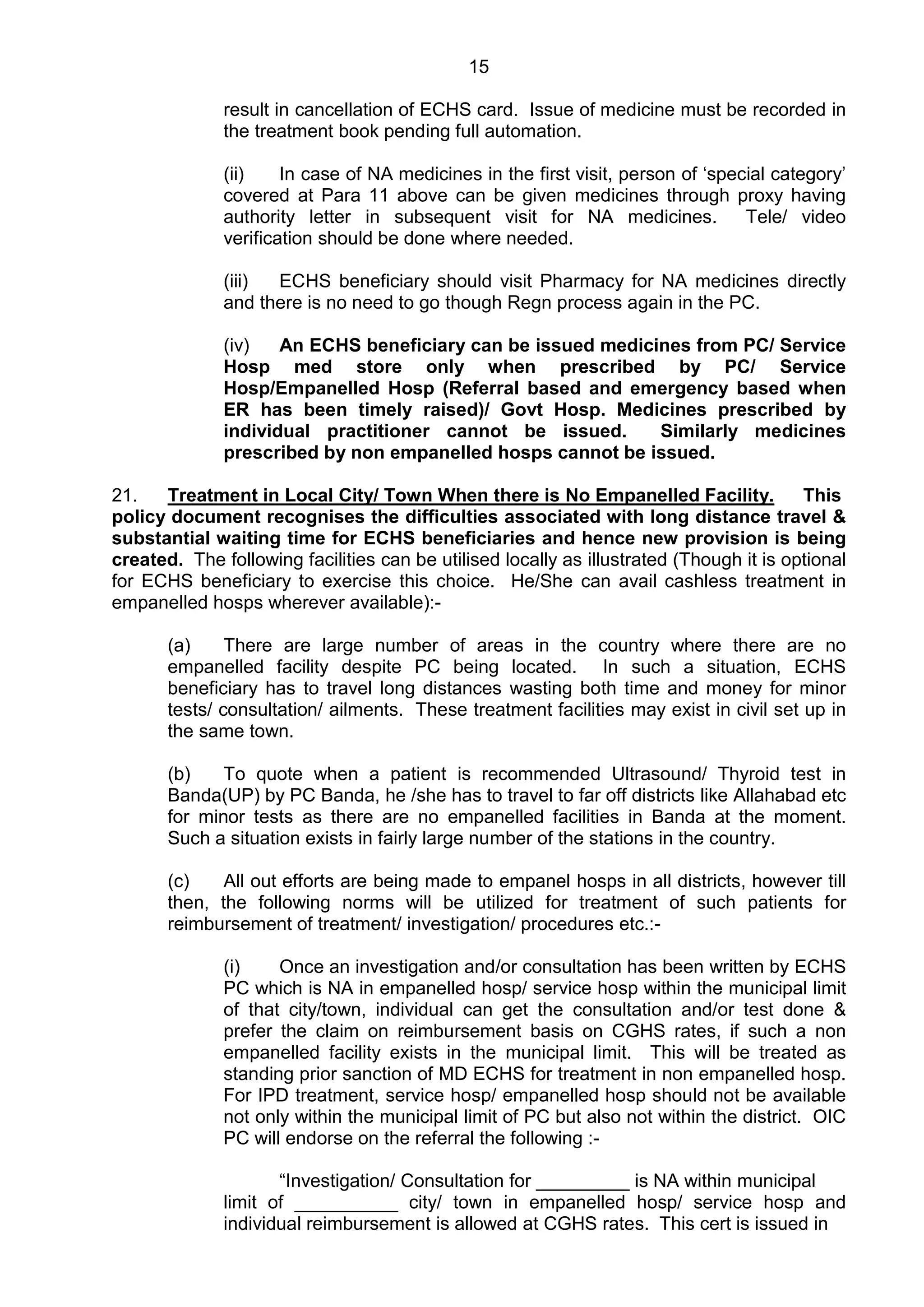 Ex servicemen welfare scheme | PDF