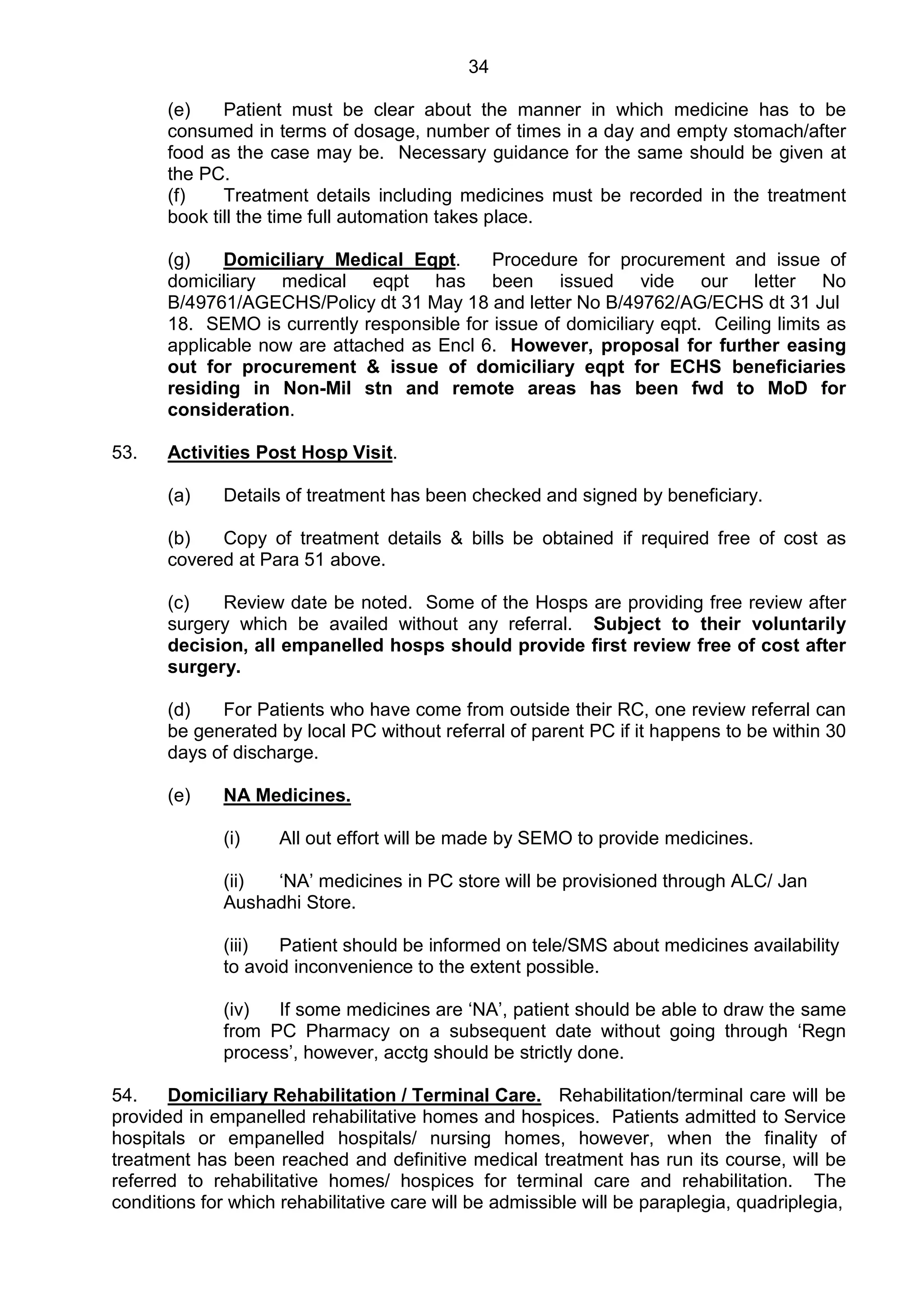 Ex servicemen welfare scheme | PDF