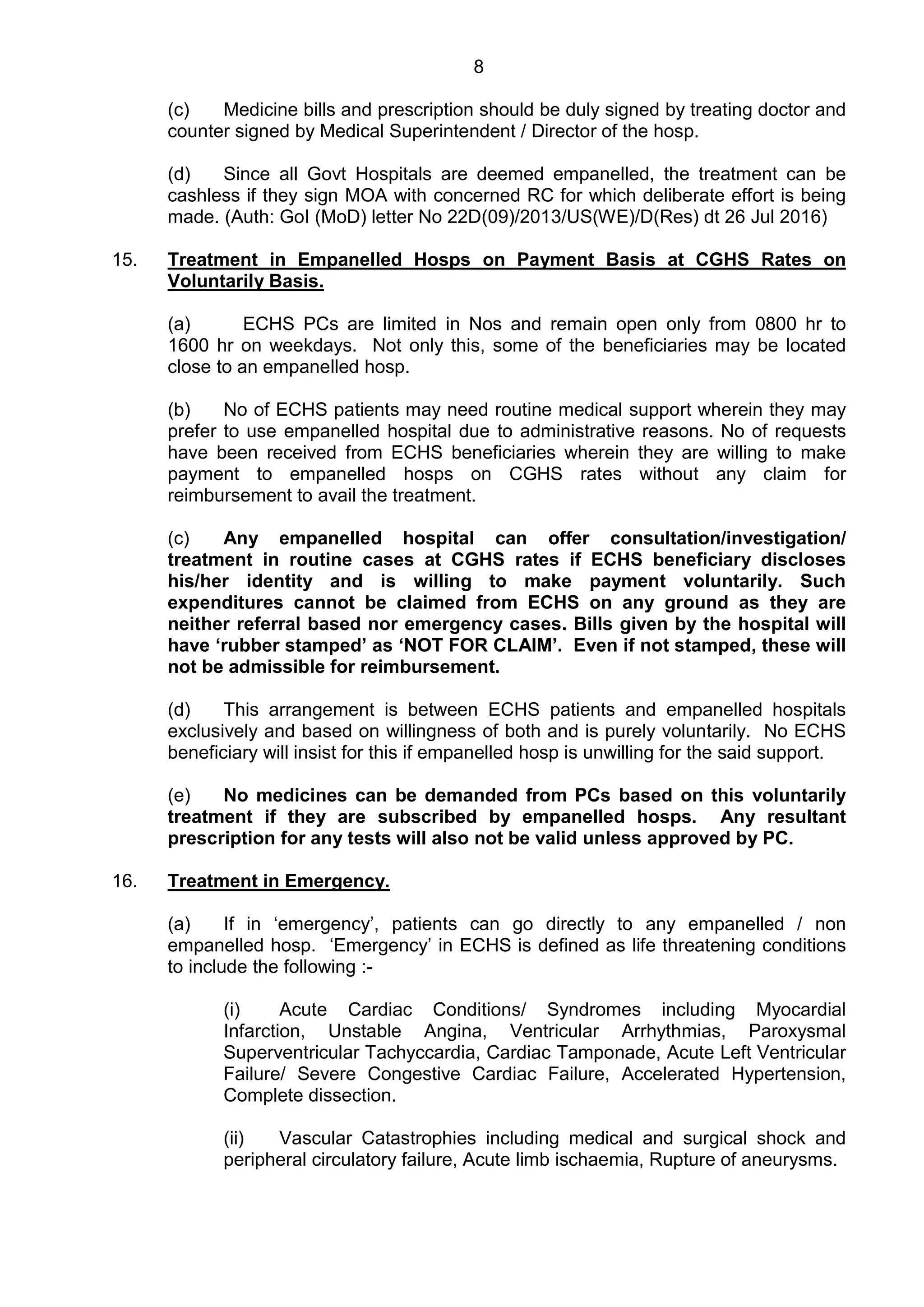 Ex servicemen welfare scheme | PDF